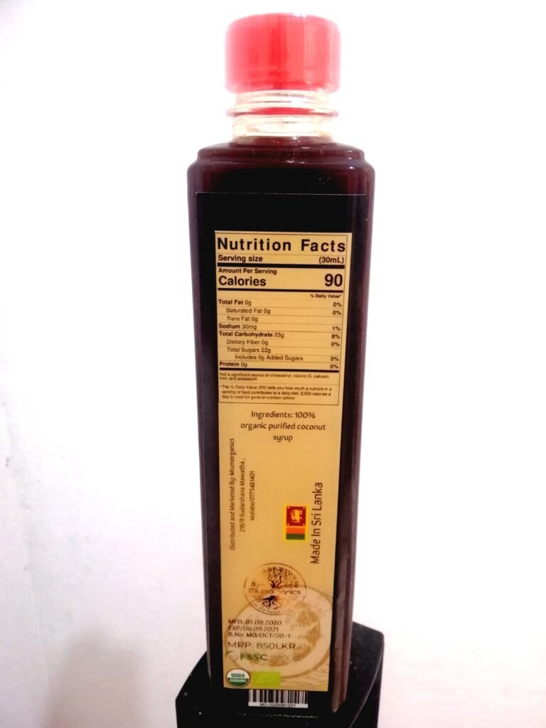 Organic Coconut Treacle / Syrup – 420ml | KadiMudi