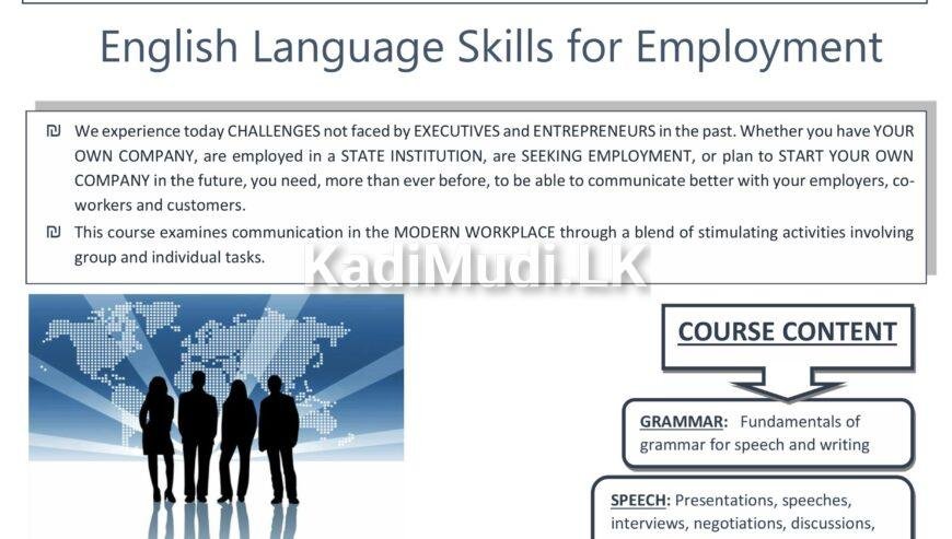 English Language Skills for Employment | KadiMudi